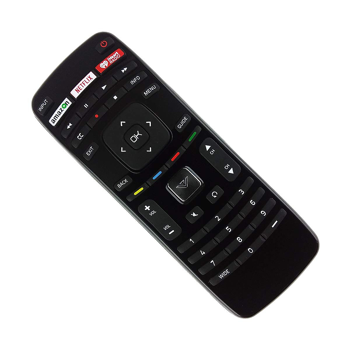 Vizio XRT112 Factory Original Replacement Smart TV Remote Control (Amazon/Netflix/iHeartRadio) - New 2017 Model