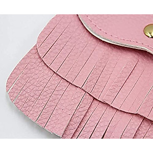 mossty Cute Cat Mini Tassel Bag Satchel Cross Body Bag Coin Candy Purse Messenger Bag