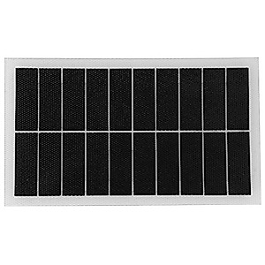 Vbest life 7W 10V Lightweight Solar Panel, Compact ETFE Solar Cell Module Semi-Flexible Solar Power Panel