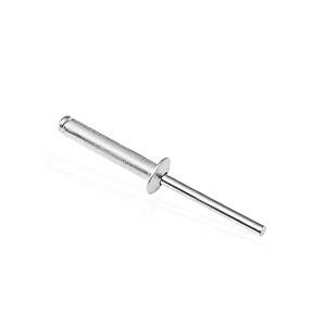 100pcs 3/16" x 1/2" Aluminum Blind Rivets, Silver, 4.8 x 12.7mm Pop Rivets