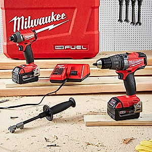 Milwaukee 2897-22 M18 Fuel 2-Tool Combo Kit, Red