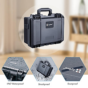 Lykus Titan OQ200 Waterproof Hard Case, Works with Quest 3/Quest 2, Fit Official Elite Head Strap, Better Protection [CASE ONLY]