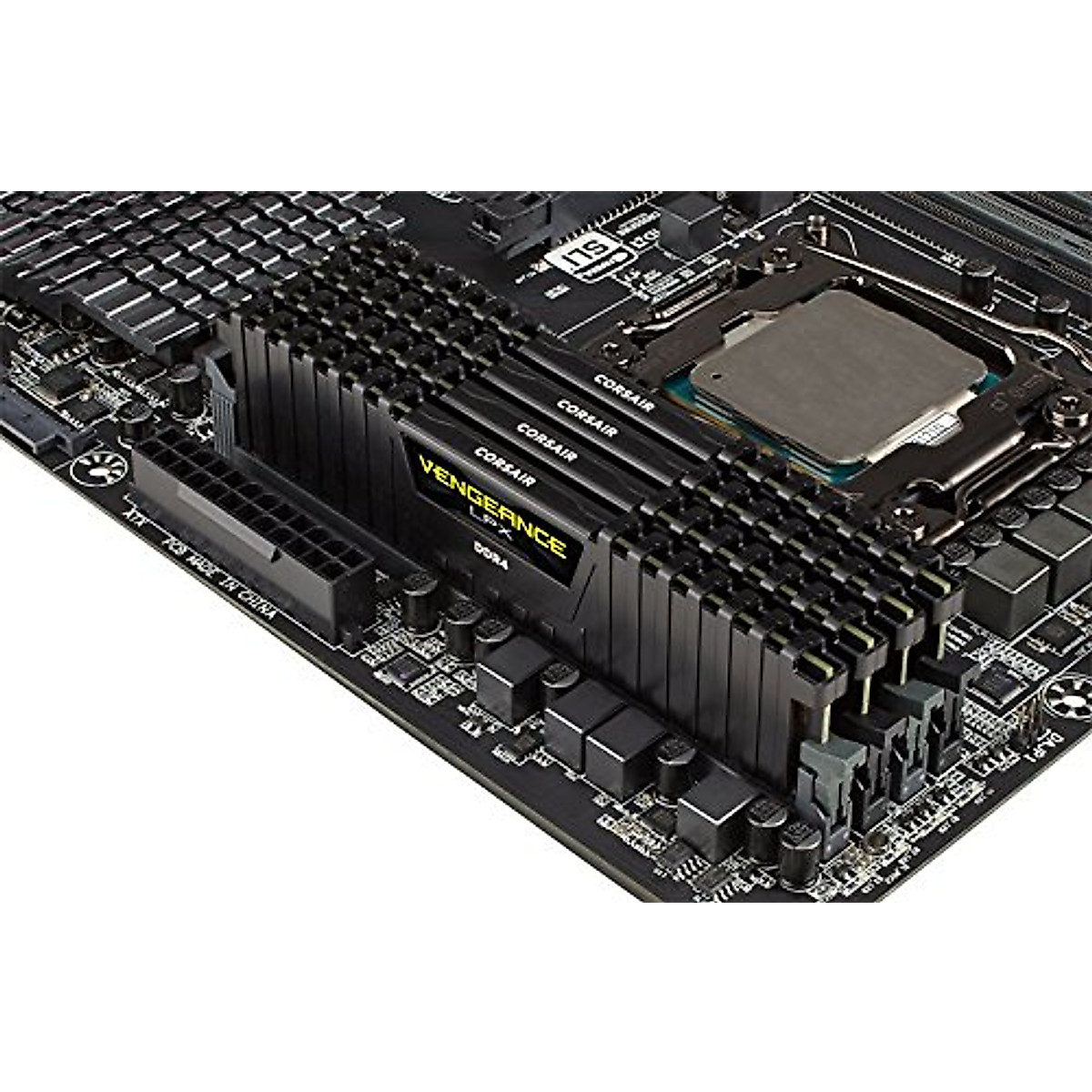 Corsair Vengeance LPX 128GB (4x32GB) DDR4 3600MHz C18 AMD Optimized Desktop Memory (High Performance Overclocking, Pure Aluminum Heatspreader, Custom Performance PCB) Black