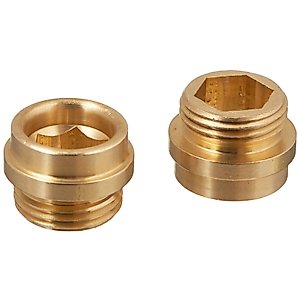 Danco 30006E Faucet Bibb Seat, For Use With Central and Rheum Faucets, NO 7, 1/2-24 Threaded, Brass, Plated