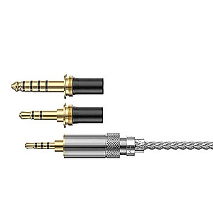 FiiO FD5 Headphone Earphones High Resolution 1DD Earbuds Wired Bass Heavy with Swappable Plug 2.5mm/3.5mm/4.4mm for Smartphones/PC/Laptop/Tablet Beryllium-Coated DLC