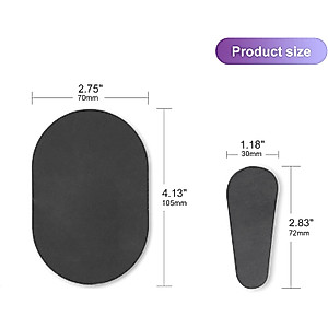 Set 80pcs Hair Removal Exfoliating Pads Smooth Legs Skin Arm Face Hair Remover Away