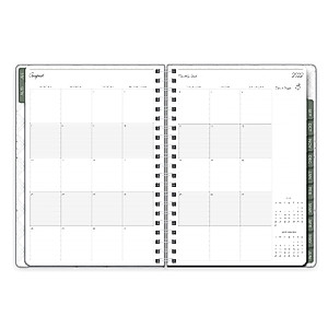 Southworth Academic Planner (July 2022-June 2023), 8.5" x 11", Rustic Sage Wreath, Premium 28#/105 gsm Paper, Twin Wire (91036)