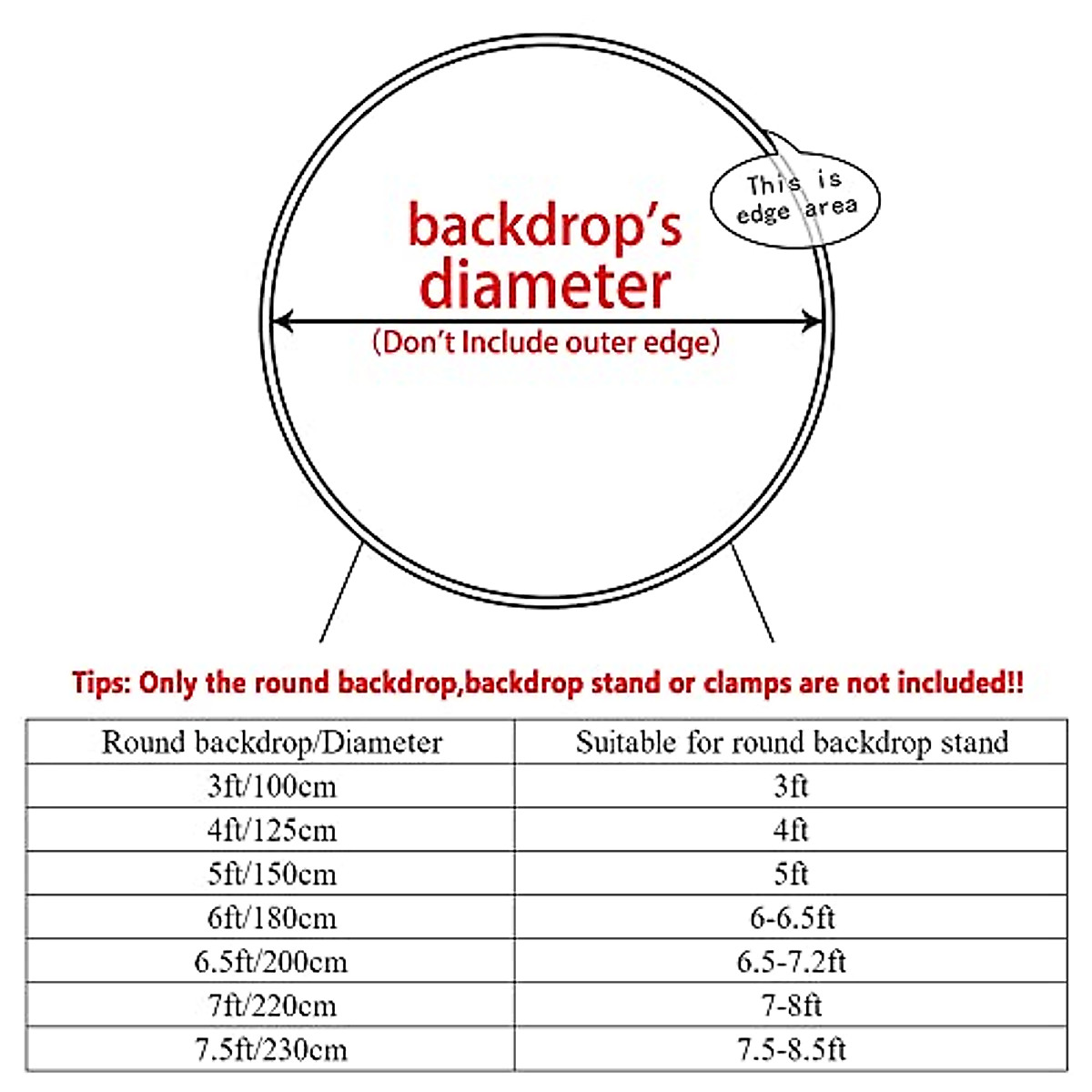 Leowefowa Polyester Wood Round Backdrop Cover(without stand) 7.5ft Wooden Backdrop Wood Backdrop for Parties Wood Circle Backdrop Stand Cover Girl Boy Birthday Baby Shower Gender Reveal Wedding Shower