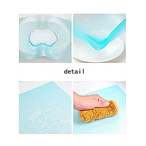 6 PCS Refrigerator Mats EVA Shelf Liners Refrigerator Liners Can Be Cut Refrigerator Mats Pad Washable Fridge Mats Liners 2 Pink/2 Green/2 Blue