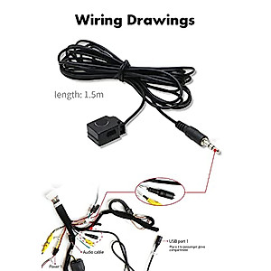 YULU Car Mic 3.5mm for Ford F150 Fusion Ranger Escape Vehicle Head Unit Audio Stereo Radio Microphone