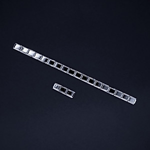 Fablinks Italian Charm Bracelet, 9mm 304 Stainless Steel Charms Link Starter Bracelets for Women, Silver Modular Nomination Jewelry for Men with Tool and 3 Extra Links