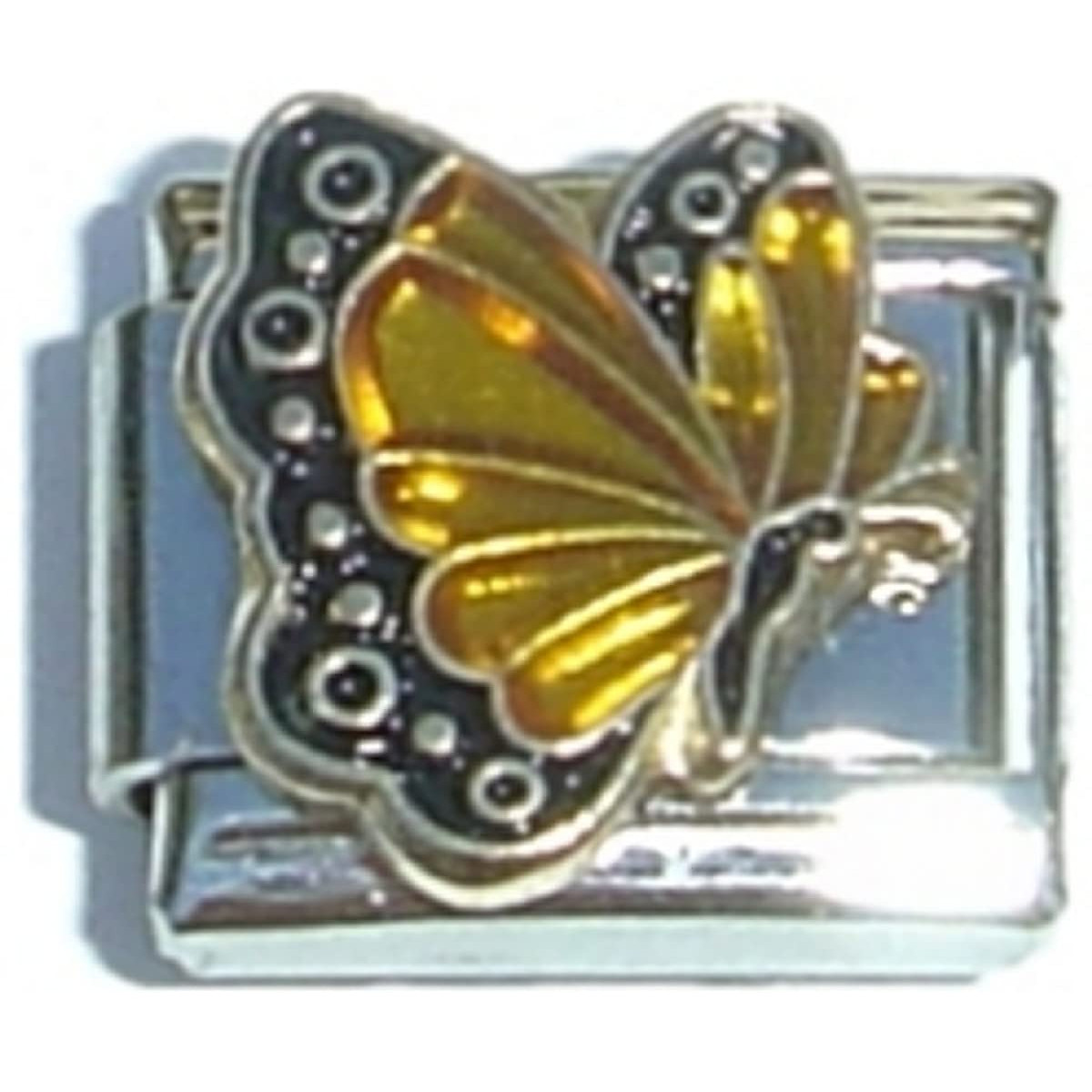 November Flying Butterfly Italian Charm