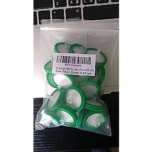 20 Count Syringe Filter (nylon-25mm 0.22um)