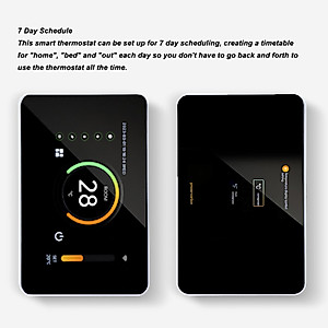 Touchscreen Smart WiFi Thermostat Digital Programmable Thermostat Home Floor Water Heating Thermostat 100 to 250VAC (16A)