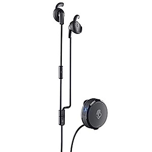 Skullcandy Vert Clip-Anywhere Wireless Bluetooth Earbuds - Black (S2VTW-M448)