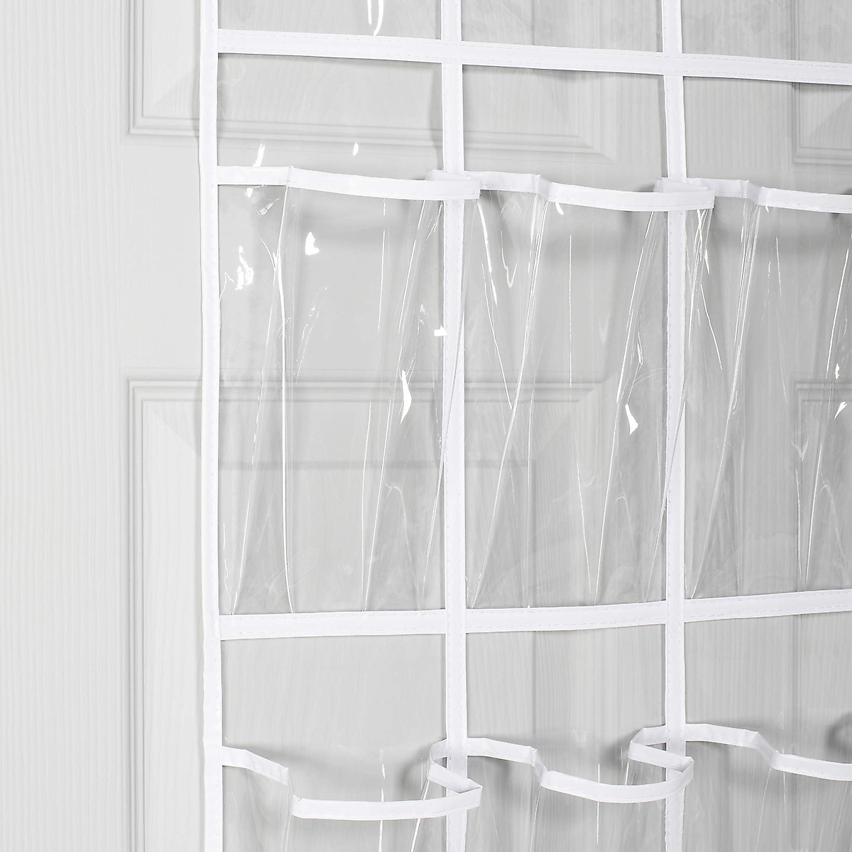 Over The Door Clear Shoe Organizer/Storage Rack