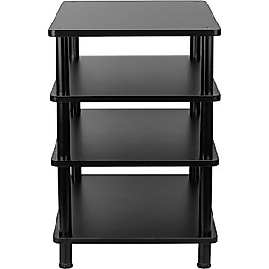 Dayton Audio 4-Tier Media Stand Audio/Video Component Shelf