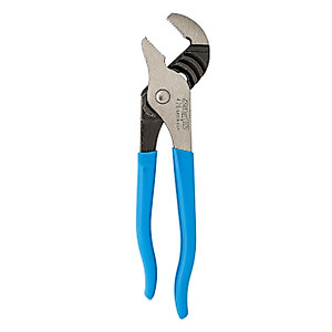 Channellock 2 Piece Tongue and Groove Pliers Set - 9.5-Inch, 6.5-Inch | Straight Jaw Groove Joint Pliers | Laser Heat-Treated 90° Teeth| Forged from High Carbon Steel | Patented Reinforcing Edge Minimizes Stress Breakage | Made in USA
