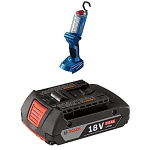 Bosch GLI18V-300N 18V Articulating LED Worklight (Bare Tool) with 2.0 AH battery