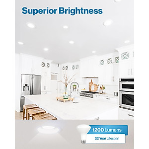 Sunco 12 Pack BR30 LED Bulbs, High Output 1200 Lumens, Indoor Flood Lights, 11W Equivalent 65W, 3000K Warm, E26 Base Interior Dimmable Recessed Can Light Bulbs