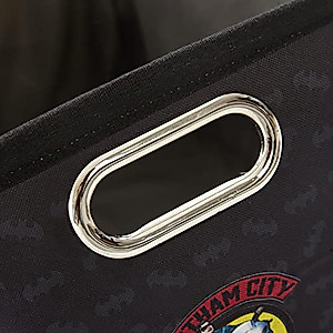 Idea Nuova Batman 3 Piece Nestable Rectangular Storage Bins with Grommet Handles for Organizing Toys, Games, Clothes in Nursery, Playroom, Bedroom, Bathroom