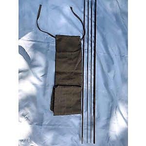 Bamboo Fly Rod Blank 8'0" for #6 Line Wt,3 Piece with 2 Tips.