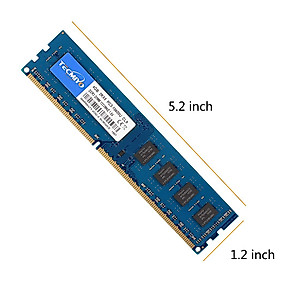 TECMIYO Ram 16GB Kit (4x4GB) DDR3 1333MHz 16GB PC3-10600/PC3 10600U Non ECC Unbuffered 1.5V CL9 2RX8 Dual Rank 240 Pin UDIMM Desktop Memory Ram Module (DDR3 4x4GB)