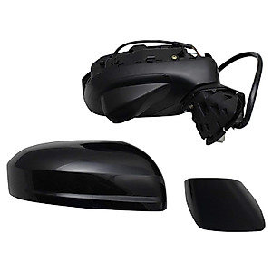 TRQ Mirror Power Heated Side View Camera Paint to Match RH Right Passenger Side for 2014-2015 Honda Civic Sedan