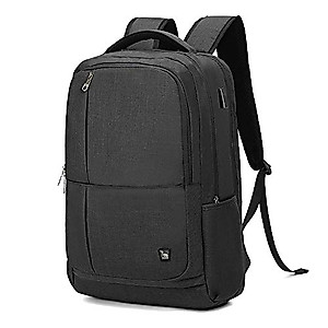 OIWAS Laptop Backpack 17 Inch for Men Business Bagpack Women Travel Daypack Large College School Bookbag Teens(Black)