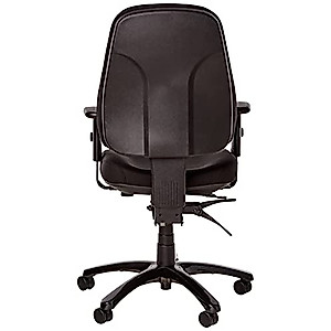Eurotech Seating 24/7 Swivel Black Chair, Dove Black