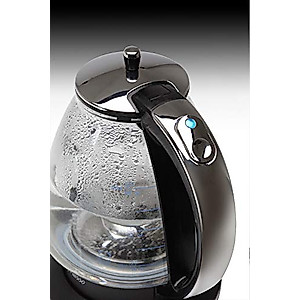 Capresso 240.03 Water Kettle, 48 oz, Polished Chrome and Black