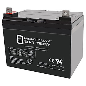 Mighty Max Battery 12V 35AH SLA Battery Replacement for John Deere 185 Lawn Mower