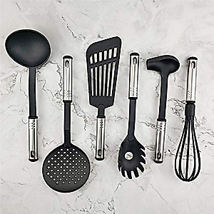 YNAGRUI Kitchen Utensil Set 40-Piece Cooking Utensils Nylon and Stainless Steel Utensil Set Nonstick Spatula Set Cooking Tool Set Gift