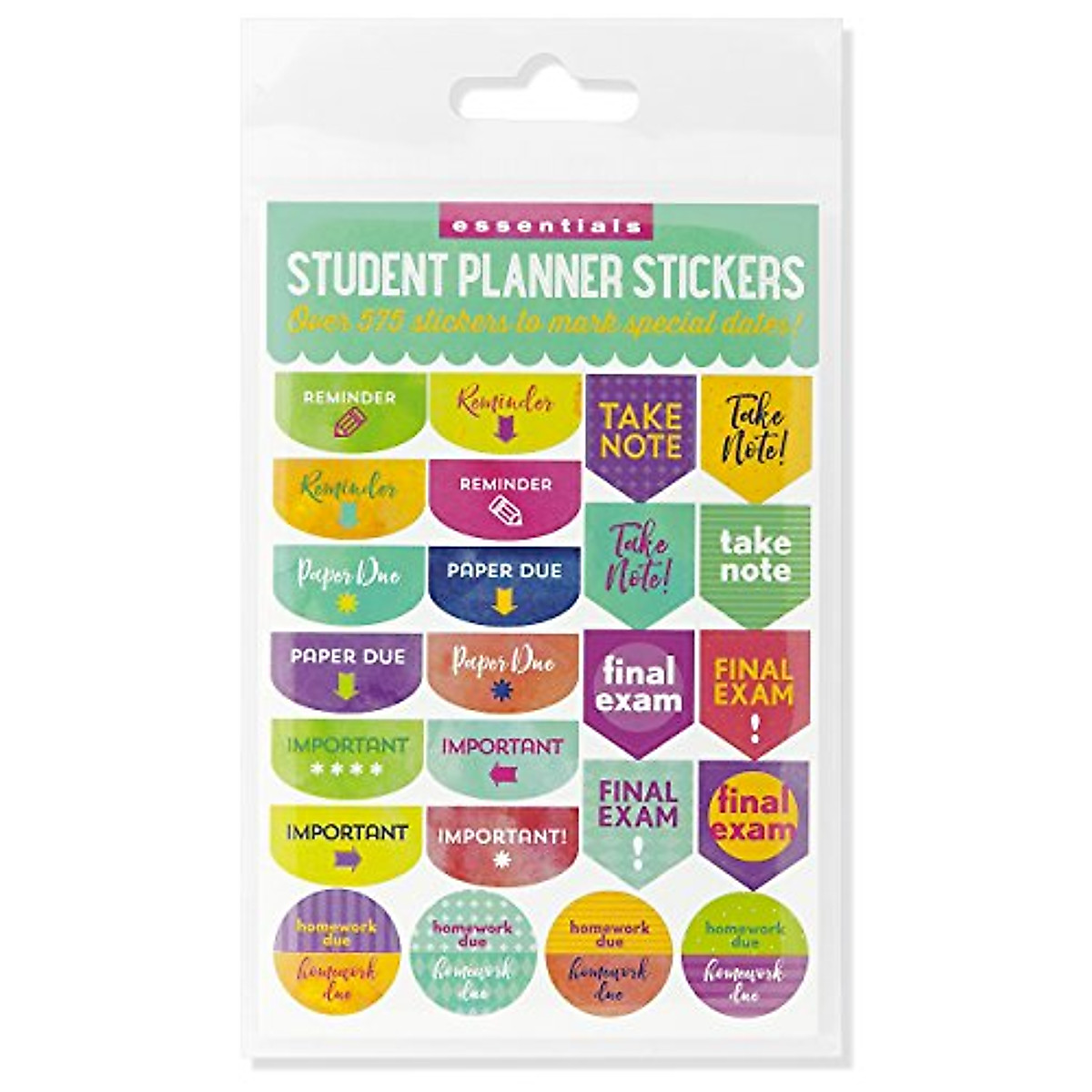 Student Planner Stickers (Set of 575 Stickers)