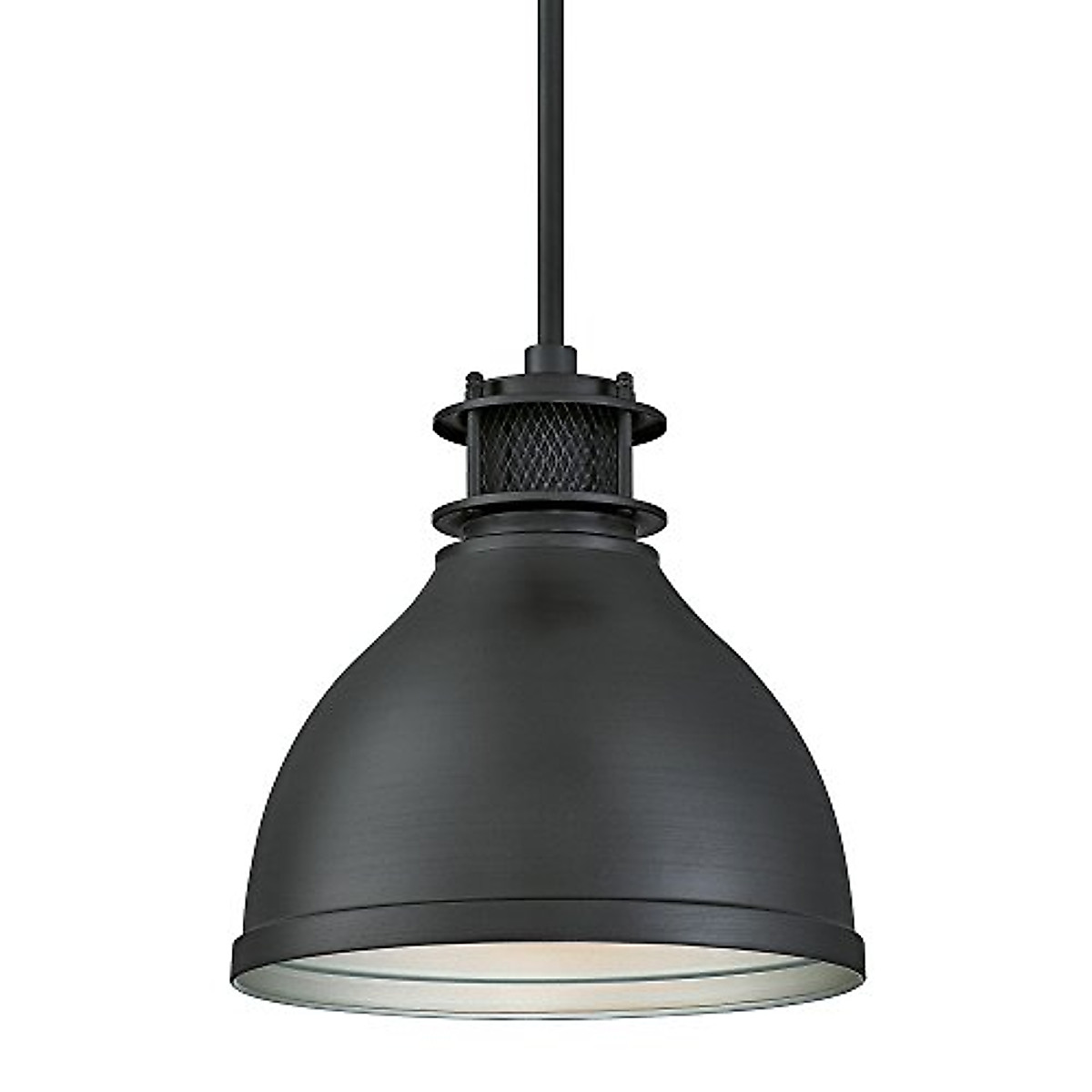 Westinghouse Lighting 6326800 One-Light Indoor Pendant, Matte Gun Metal Finish with Mesh Detail, Brushed Gunmetal