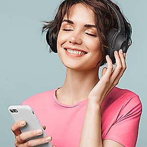 iJoy Hypnotic Active Noise-Cancelling Headphones-Wireless Over Ear Bluetooth Headphones with 5.0 High Connectivity- Over-Ear ANC Headset Rich HQ Sound& Deep Bass- 35 Hour Battery- Backup 3.5mm Cable
