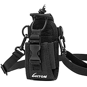 Radio Holder Walkie Talkie Pouch Molle Radio Pouch BaoFeng Radio Holster Strap Radio Case for Duty Belt Compatible with BaoFeng UV5R 888S F8HP Kenwood Icom HYT Arcshell Retevis H777 (1 Pack)
