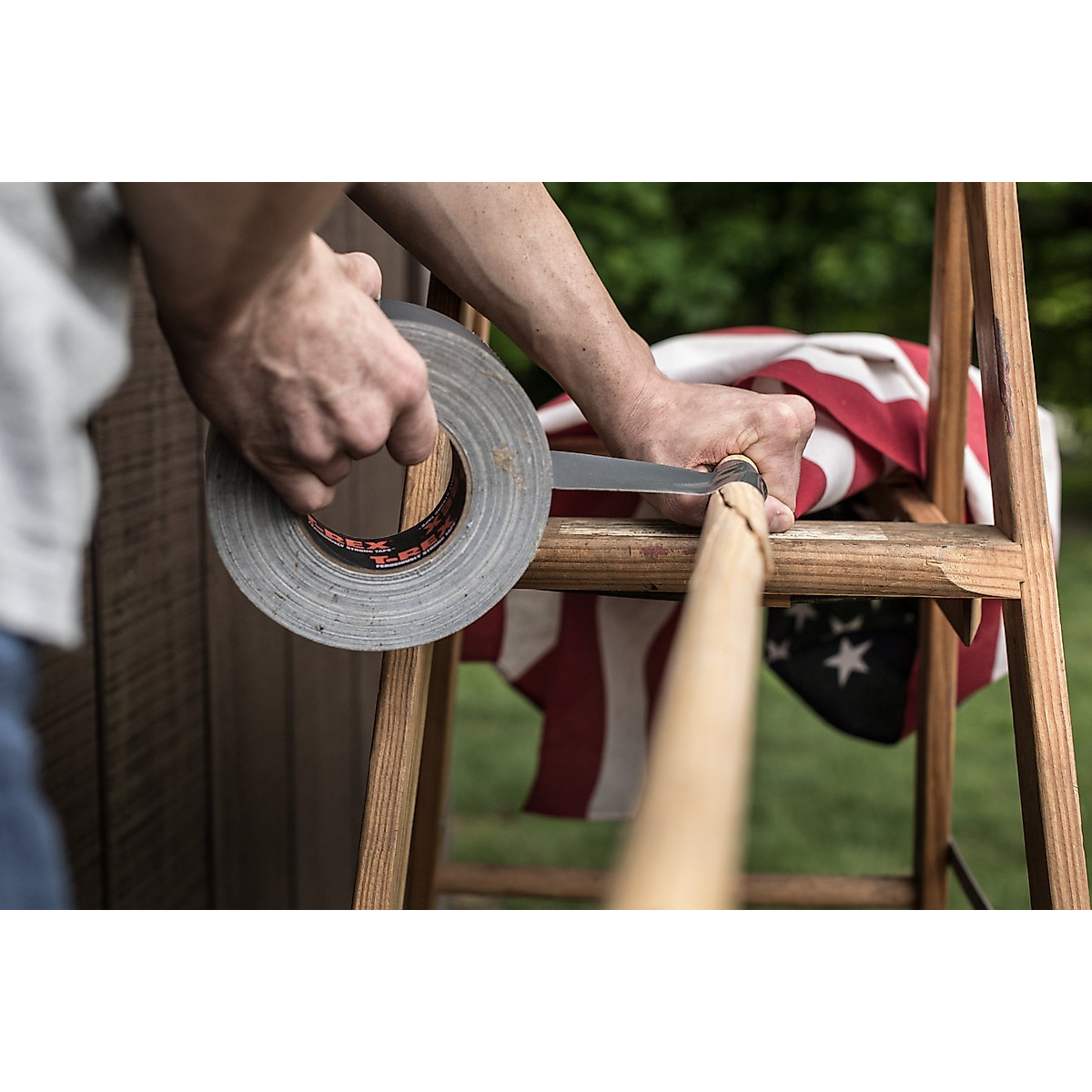 T-Rex 240998 Ferociously Strong Tape, 1.88 Inches x 35 Yards, Waterproof Backing, Dark Gunmetal Gray, Single Roll