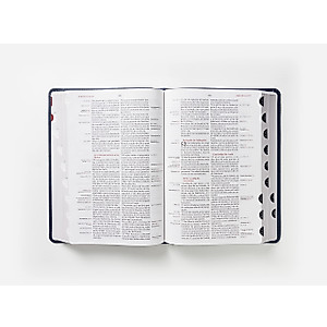 Reina Valera Revisada, Biblia de Referencia Thompson, Leathersoft, Azul añil, Palabras de Jesús en Rojo, con Índice (Spanish Edition)