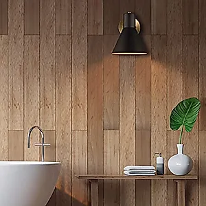 Generation Lighting 4141301-848 Towner One - Light Wall / Bath Sconce Vanity Style Fixture, Satin Brass