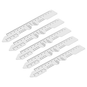 5pcs Ophthalmic PD Ruler, Clear Data Marking