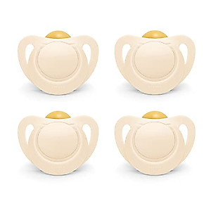 NUK for Nature™ Natural Rubber Pacifier, 4-Pack, Neutral, 0-6M