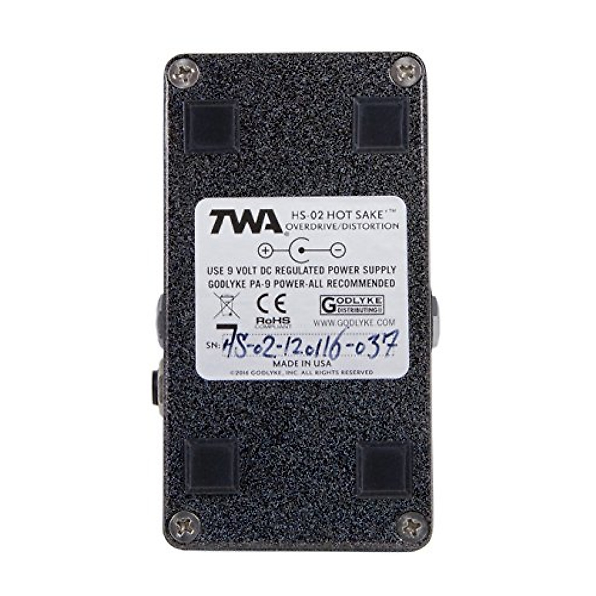 TWA Hot Sake Overdrive/Distortion Guitar Effects Pedal (HS-02)