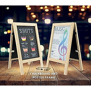 American Metalcraft SBSBMNI Mini Tabletop Sandwich Board, Plain, 1-1/4" H, 6" W, 9-3/4" L