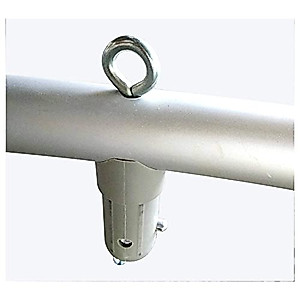 BannerBuzz Sky Tube Hanging Banners, 230 GSM Polyester Fabric, Anodized Coated Aluminium with Bungee Poles, Curved Poles, and Inbuilt Pushlock Pins (Print with Hardware,8' X 2')