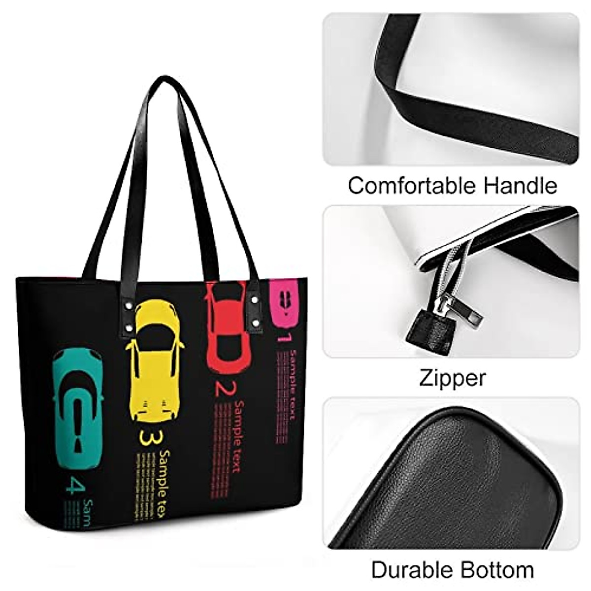 Womens Handbag Car Leather Tote Bag Top Handle Satchel Bags For Lady