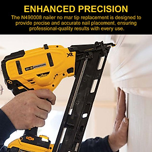 N490008 nailer no mar tip replacement for DEWALT BCN650D1 BCN662D1 DCN650B DCN650D1 DCN662B DCN662D1 (4 Pack)