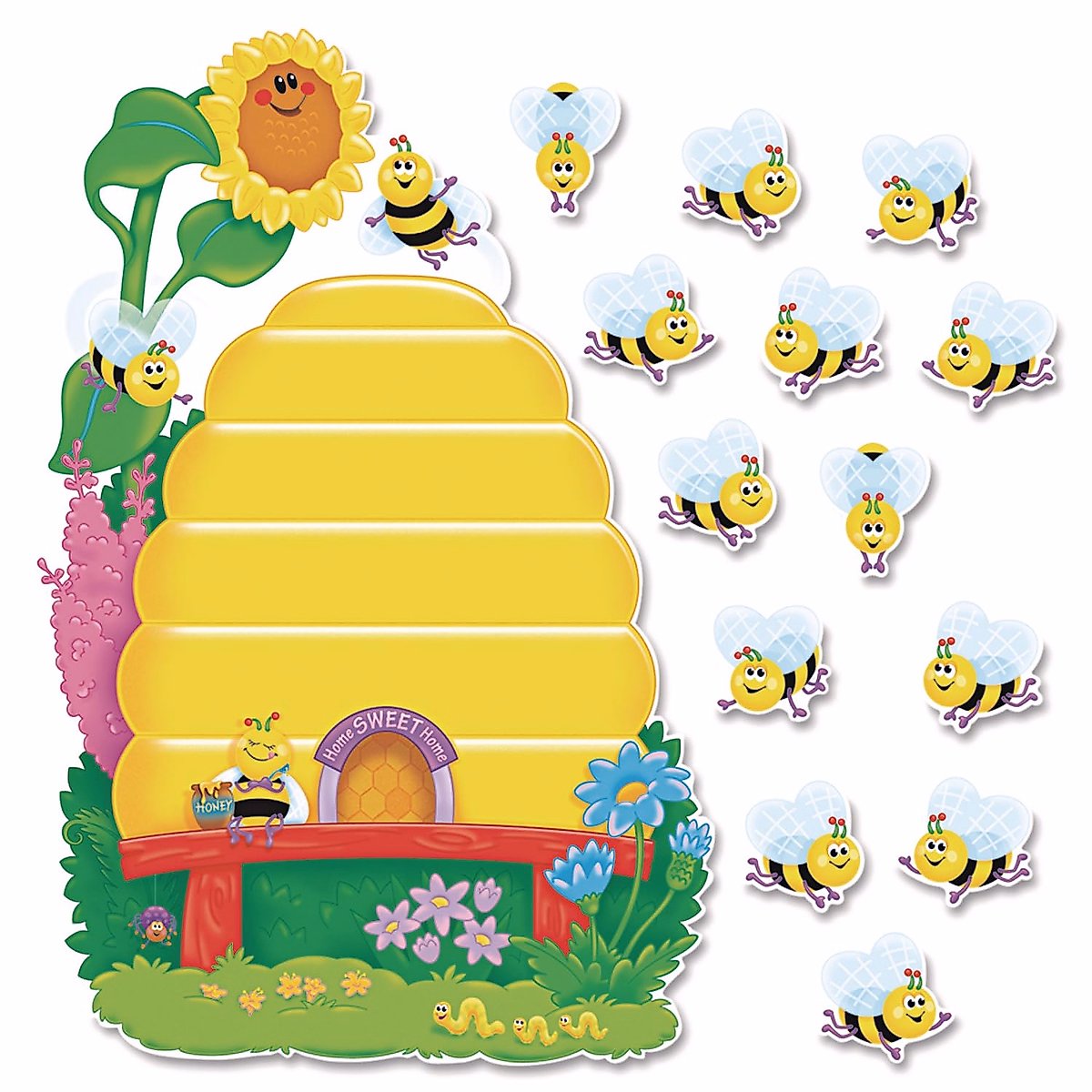 Trend Busy Bees Job Chart Bulletin Board Set, Multicolor