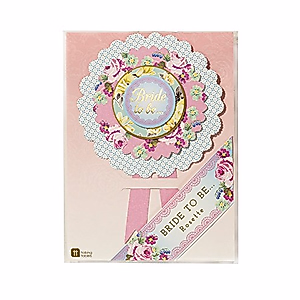 Talking Tables Truly Scrumptious Hen Rosette Badge, Multicolor