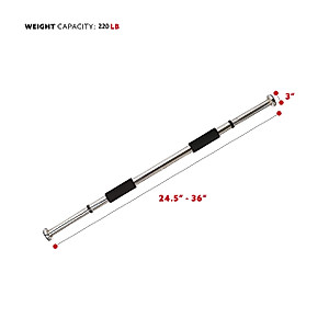 Sunny Health & Fitness Doorway Chin Up Pull Up Bar